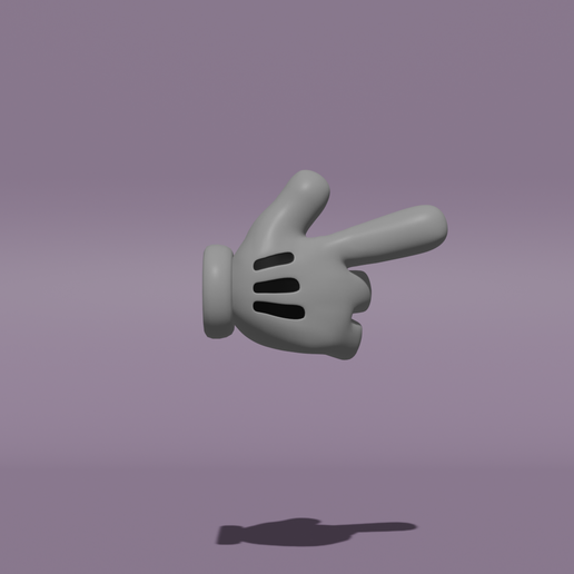 cartoon Hand・ 3D File for ・Cults