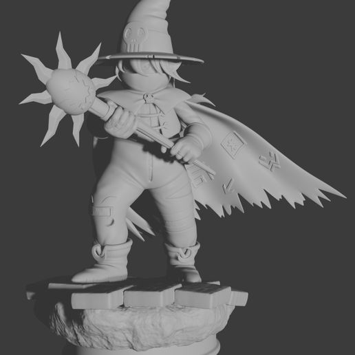 🐉 WIZARDMON - DIGIMON・ STL File for 3D printing・Cults