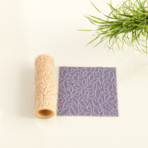 💍 Stained Glass Texture Roller・ STL File for 3D printing・Cults