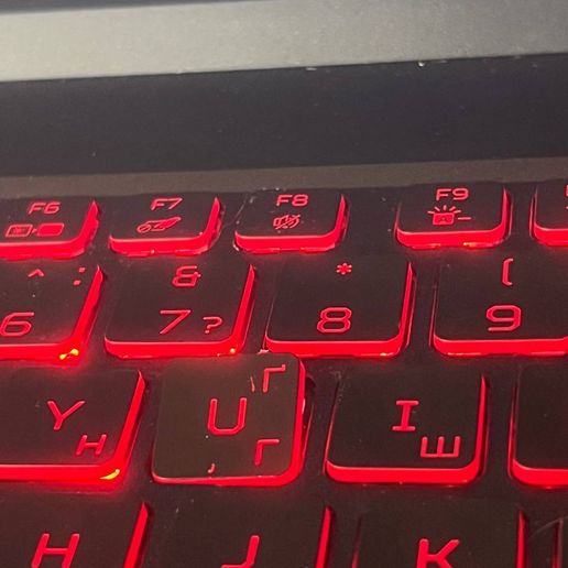 ⌨️ Keyboard Acer Nitro V KeyCap・ 3MF File for 3D printing・Cults
