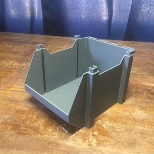 STL file Stackable Wall Storage Bin 🧑‍🔧 ・3D printer design to download ...