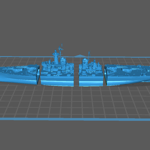 🗺️ U.S. Battleship Ohio From World of Warships・ STL File for 3D ...