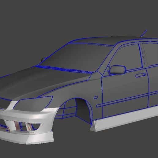 🚗 Toyota Altezza RS200 1/24 BN Sport Body Kit・ STL File for 3D printing ...