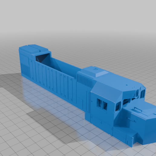 🚂 GP15 Locomotive (CSX) - Dragon Railway・Free 3D File for ・Cults