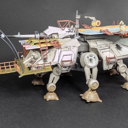 AT TE Rebels Conversion Kit (microgalaxy squadrons)・ 3D File for 3D ...