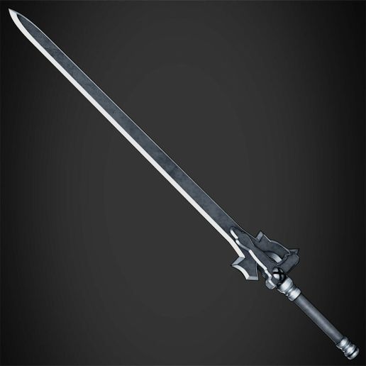 🗡️ Sword Art Online Kirito Elucidator Sword for Cosplay・ STL File for ...