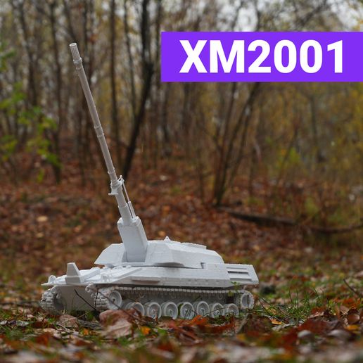 🪖 XM2001 Crusader・ 3D File for 3D printing・Cults