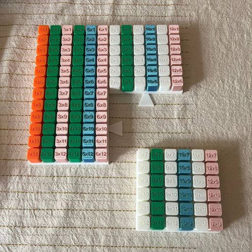 Times Table/Multiplication Grid・ 3D File for 3D printing・Cults
