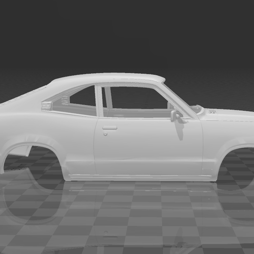 🚗 Mazda RX-3 1973 Shell Body – Divided Parts for Easy Printing・ STL ...