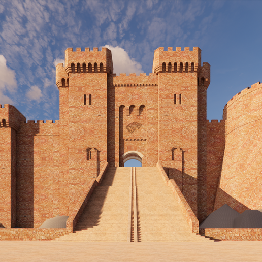 STL file Game of Thrones - Red Keep Main Gate 🏰 ・3D printable model to ...