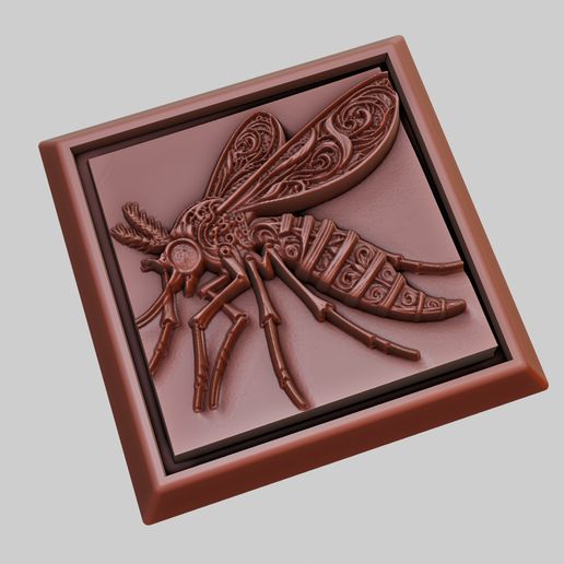 3D file Mosquito Animal 3D Model for CNC Router Laser & 3D Printer 🦟 ...