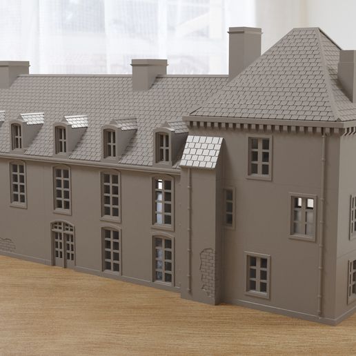 3D 文件 Château St. Côme Bréville - WW2 Wargaming Terrain 🎲 ・可下载 3D 打印机模型 ...
