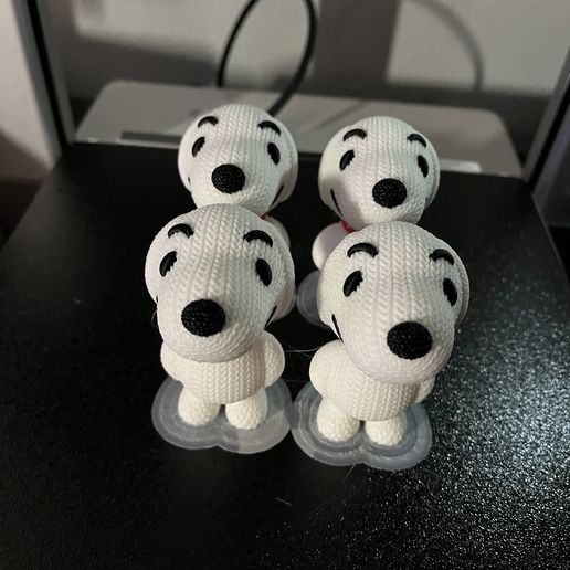 👾 Knitted Snoopy・3D Print with the Bambu 3D printer・Cults