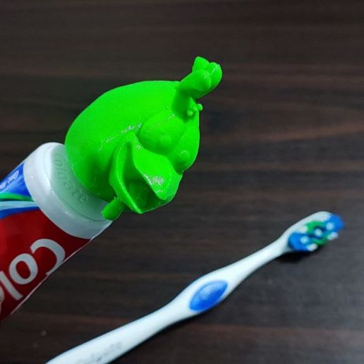 STL file Toothpaste cap : the little painted hen 🧢 ・3D print design to ...