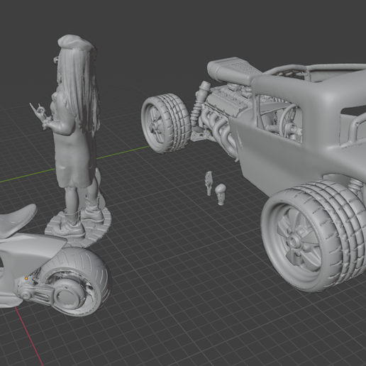 🥵 HOT ROAD RAT・ STL File for 3D printing・Cults