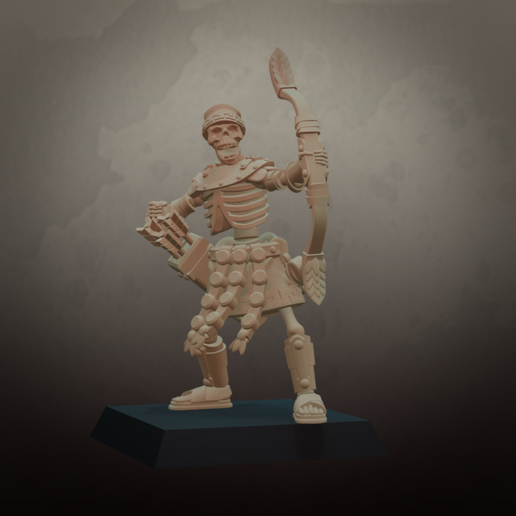 💀 Undead Legions Skeleton Archers・ 3D File for 3D printing・Cults