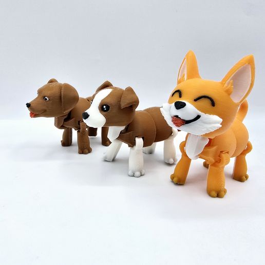 🗝️ Pocket Pets - Pocket Puppies・ STL File for 3D printing・Cults