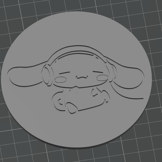 🎧 Cinnamoroll Coaster - Headphones・ STL File for 3D printing・Cults