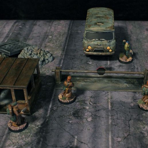 🚇 Soviet Checkpoint・Free STL File for 3D printing・Cults
