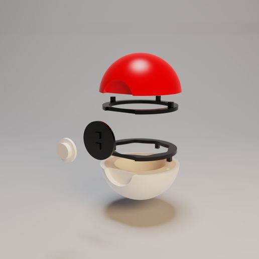 🤓 Pokéball - Customizable Design・ STL File for 3D printing・Cults