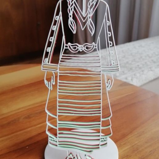 🎨 Balkan women・ STL File for 3D printing・Cults