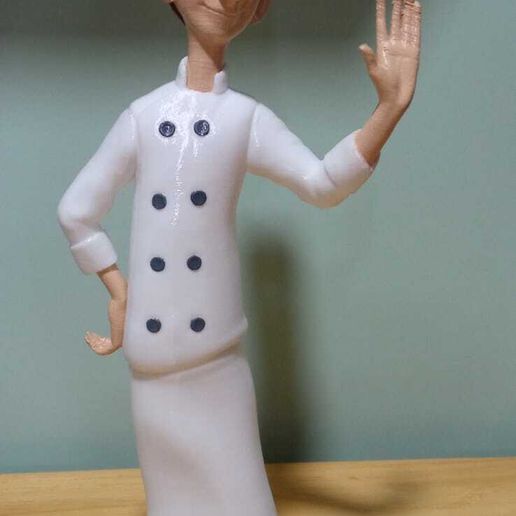 🎬 Linguini from the movie Ratatouille Cheff (separated by color)・ STL ...