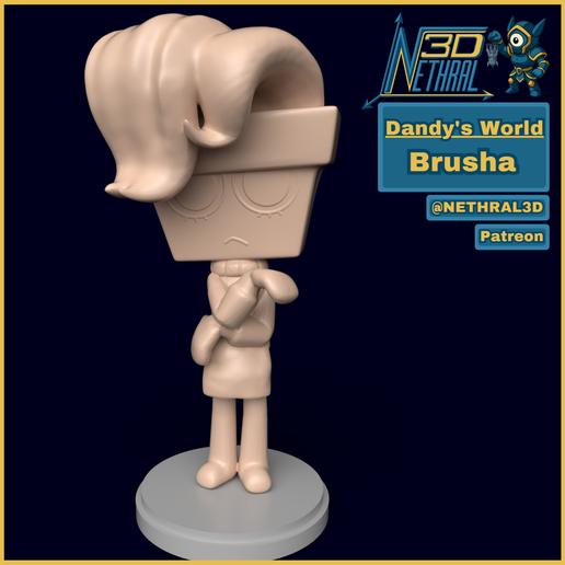 🗺️ Dandy's World: Brusha・ 3D File for 3D printing・Cults