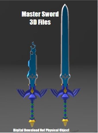 🗡️ Master Sword 3D files・ 3MF File for ・Cults