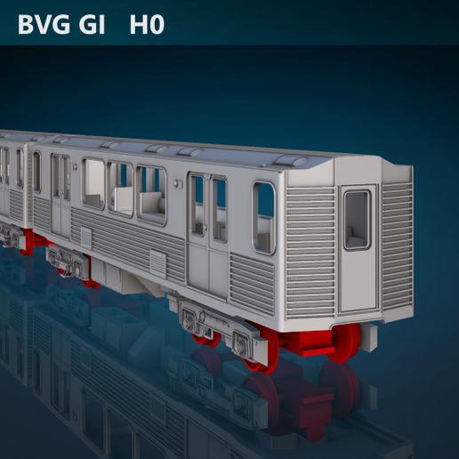 🇩🇪 BVG GI H0・ STL File for 3D printing・Cults