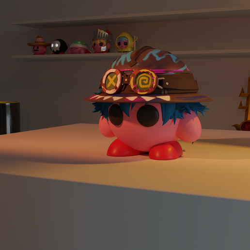 3D file Kirby Isha 🎨 ・3D printable model to download・Cults