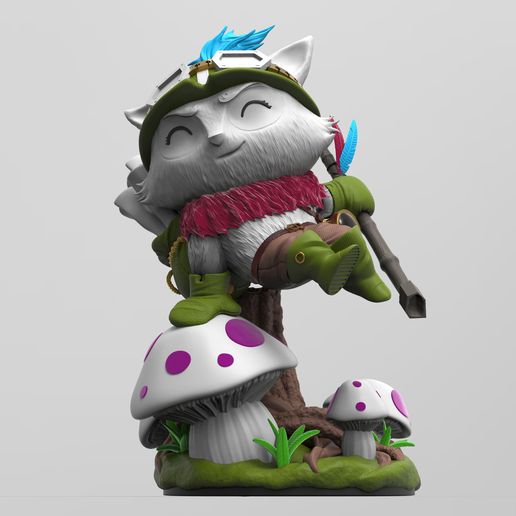 STL file Teemo - League Of Legends 🗿 ・Design to download and 3D print・Cults