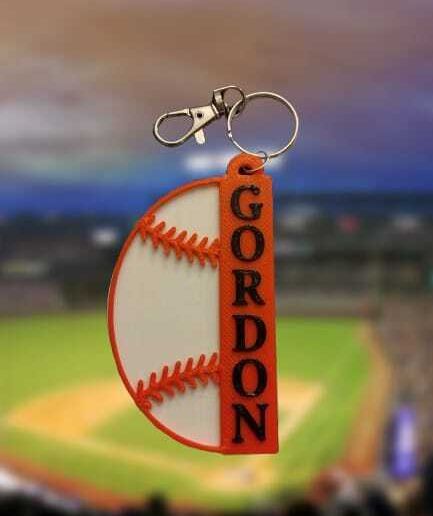 ⚾ Baseball Bag Tag・ STL File for 3D printing・Cults