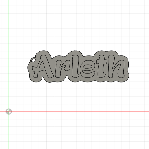 STL file arleth keychain 🗝️ ・3D print design to download・Cults