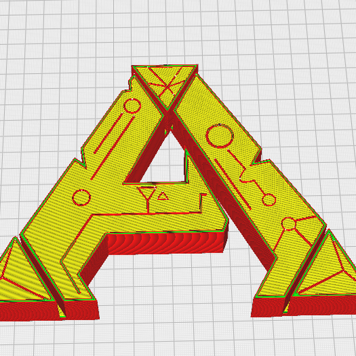 👽 Ark Survival Evolved logo・ STL File for 3D printing・Cults