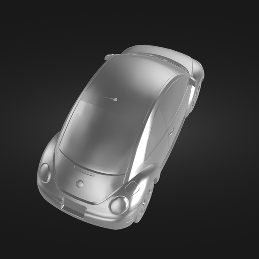 STL file Volkswagen New Beetle 🚗 ・Model to download and 3D print・Cults