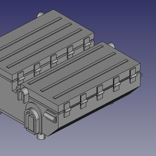 3D file Turret stowage box Flakpanzer Gepard 1:16 📦 ・3D print model to ...