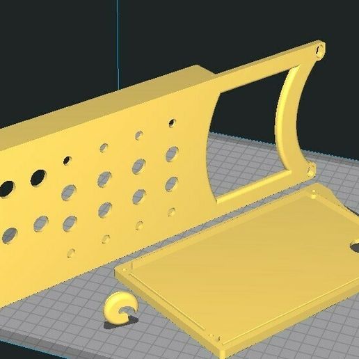 📦 Button Box System - Part 1 - left・ STL File for ・Cults
