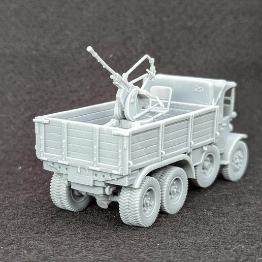 🇮🇹 Fiat SPA Dovunque 35 + option with Breda 20/65 (Italy, WW2)・ 3D File ...