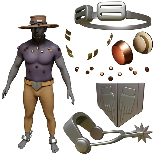 🏃 Gyro Zeppeli belt accessories Steel Ball Run jojo cosplay・ 3D File for 3D printing・Cults