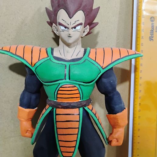 3D printing Vegeta (Saiyan Armor) 3D Model • made with ENDER 3 S1・Cults