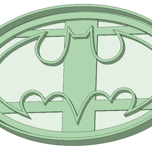 Download STL file Batman logo cookie cutter • Design to 3D print ・ Cults