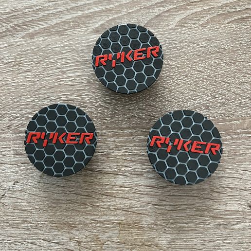 🥫 Can Am Ryker wheel hub caps Ryker wappen Design・ STL File for 3D ...