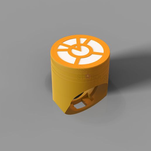 orange lantern ring 3d print