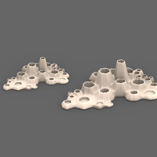 👽 Alien coral pattern・Free STL File for 3D printing・Cults