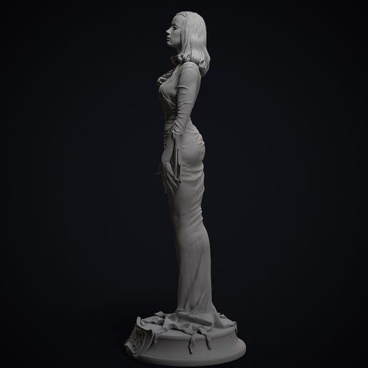 👩 Vampira Maila Nurmi from The Vampira Show 3D print model・ OBJ File ...