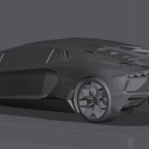 📁 Lamborghini Aventador SVJ STL FILE FOR RESIN PRINTING CAR MODEL ...