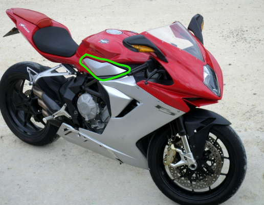 🛞 MV Agusta F3 Side Panels, Both Sides・ 3MF File for 3D printing・Cults