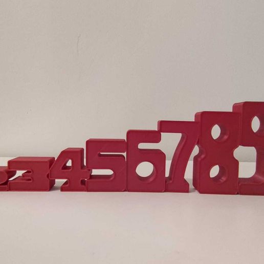 🎒 Learn to count・ 3MF File for 3D printing・Cults