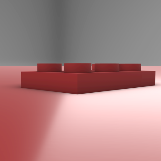 🧱 LEGO Plate - 2X3・Free STL File for 3D printing・Cults