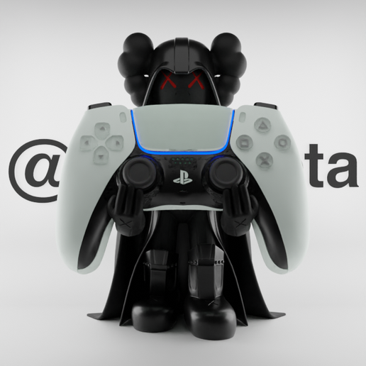 ️ Kaws Darth Vader Controller Stand Play Station and Xbox・ STL File for ...